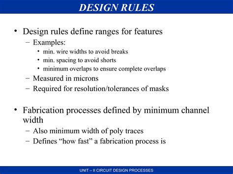 Vlsi Circuit Design Process Ppt
