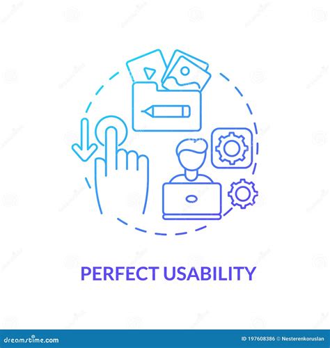 Usability Concept With People Letters And Icons Flat Vector Illustration Isolated On White