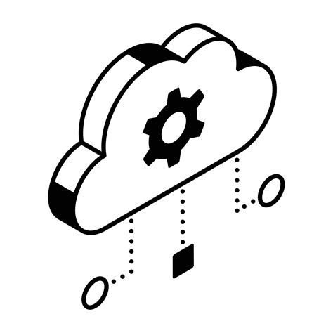 Trendy Isometric Vector Of Cloud Computing 9754455 Vector Art At Vecteezy