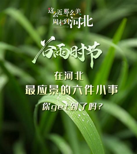 这么近那么美周末到河北 谷雨时节在河北最应景的六件小事你get到了吗