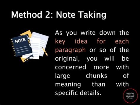 EAPP Summarizing Techniques Pptx