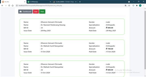 Github Mahishinde Hospital Management System
