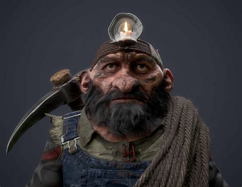 The Dwarf Miner Zbrushcentral