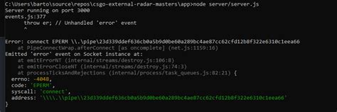 After Starting The Server It Automatically Shuts Down And Shows This Error Issue 3 Ryanocf
