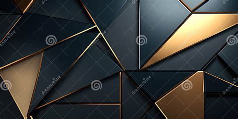 Abstract 3d Background Colorful Glowing Geometric Shapes Pattern Texture Stock Illustration