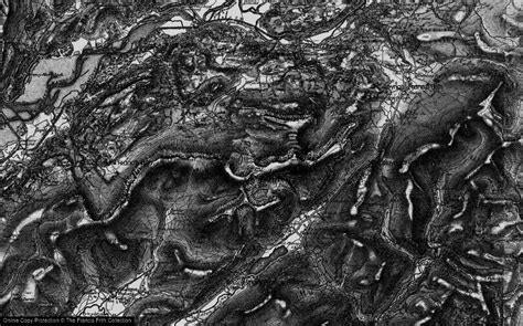Historic Ordnance Survey Map Of Cadair Idris 1899