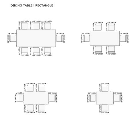 Autocad Blocks Dining Table Top View Free Download