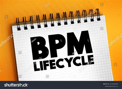 Bpm Lifecycle Standardizes Process Implementing Managing Stock Photo Shutterstock