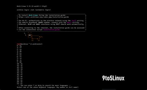 Latest Arch Linux Iso Release Comes With The Archinstall Cli Guided Installer 9to5linux