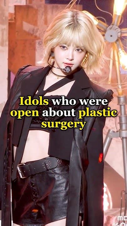Idols Open About Plastic Surgery Kpop Bts Youtube