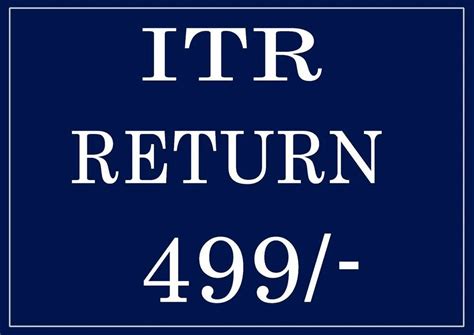 Itr Return In New Delhi Id 24167343891