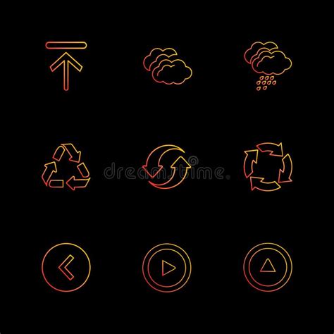arrows directions pointer arrow user interface pointer stock
