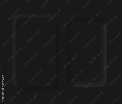 Black Button Neumorphism Design Elements Vector Set Button And Element For Ui Web Design Or