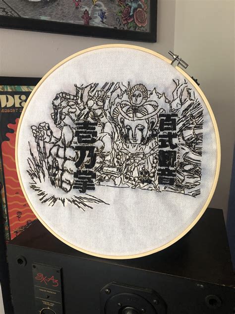 Netero Vs Mereum My First Attempt At Embroidery Rhunterxhunter