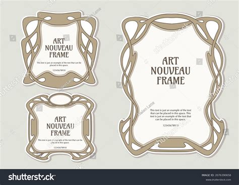 Label Decorative Frame Border Element Design Stock Vector Royalty Free 2076390658 Shutterstock