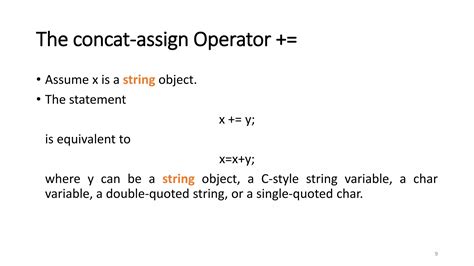 The String Class Ppt