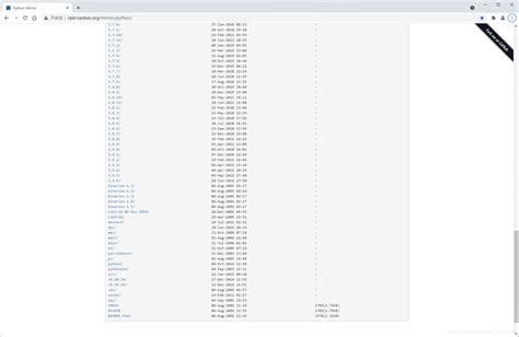 Python 技术篇 Python镜像推荐，实现python最新官方安装包飞速下载，解决官网无法访问、下载安装包慢问题python库国内镜像 Csdn博客