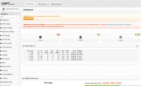 How To Install Cwp Centos Web Panel On Centos 8 Virtono Community