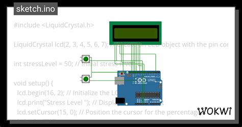 Simple Stress Counter Wokwi Esp32 Stm32 Arduino Simulator
