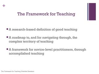 Danielson Frame Edec PPT