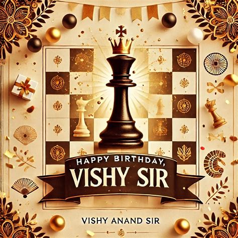 Chess Happy Birthday To The Legendary Viswanathan Anand Sir 🎉 Your Brilliance On The