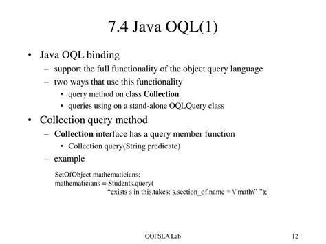Ppt Chapter 7 Java Binding Powerpoint Presentation Free Download