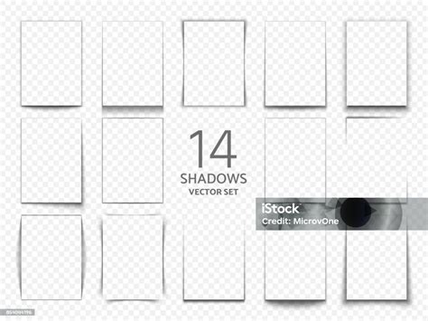종이 시트에서 사각형 그림자 상자 프레임입니다 3 차원 투명 그림자 효과 사진 효과에 대한 스톡 벡터 아트 및 기타 이미지 사진 효과 상자 종이 Istock