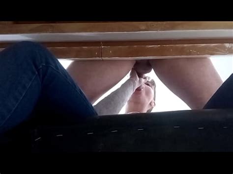 Blowjob On The Table View From Below Xvideos Com