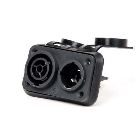 Chasis Power Conector TRUE Macho Hembra Waterproof Emelec Viascom