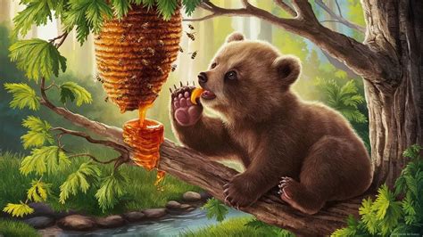 قصة الدب شهاب الذي يأكل العسل كثيراً مما أدي الي غضب النحل منه Youtube