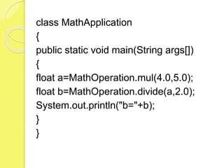 Static Members Java Pptx Programming Languages Computing