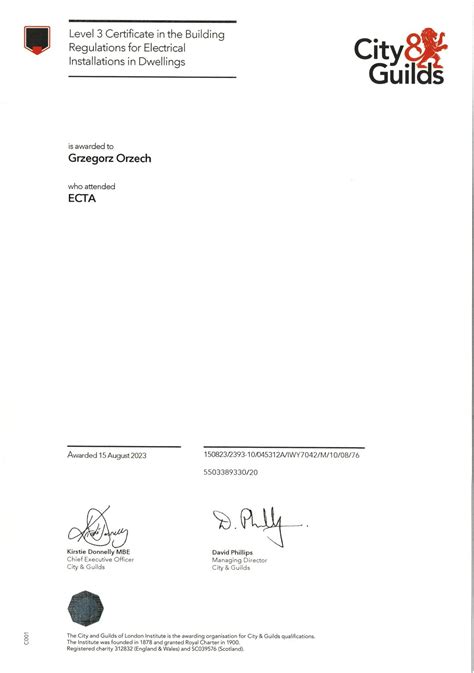 Very First Qualifications Achieved So Far More To Add Very Soon City