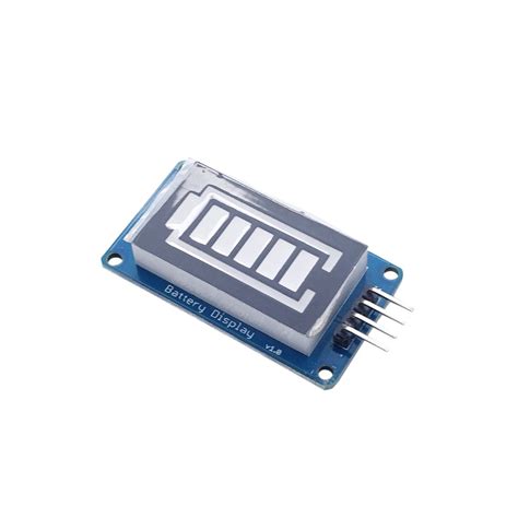 Battery Style Digital Tube Led Battery Level Display Module For Arduino