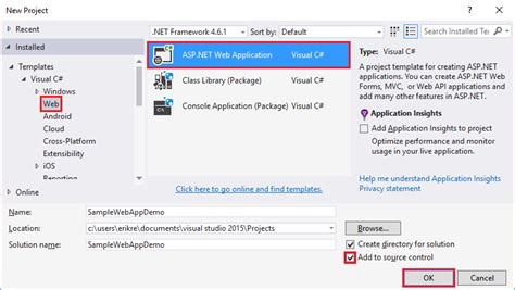 Publishing To An Azure Web App With Continuous Deployment ASP NET Documentation