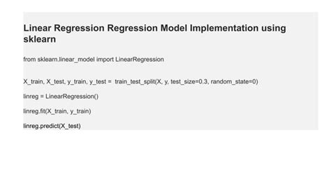 linear regression and logistic regression in ml ppt