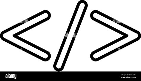 Symbol Code Icon Stock Vector Image And Art Alamy