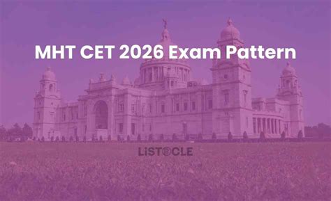 MHT CET Exam Pattern Detailed Overview