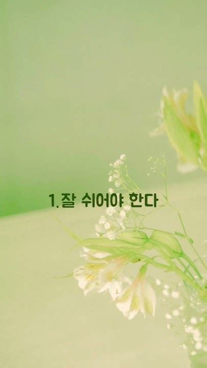 적절한 휴식을 통해 방전된 몸을 충전하는 것이 중요합니다 건강 힐링 자기계발 동기부여 마인드셋 Youtube