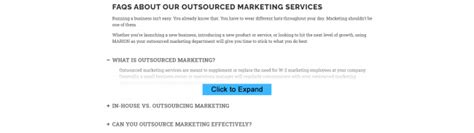 Collapsible Content SEO Click To Expand Tabs Accordions MARION