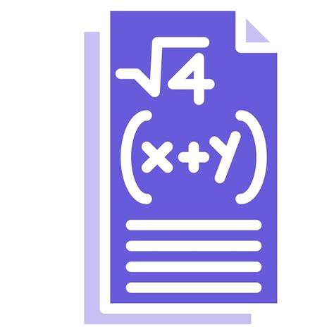 Premium Vector Formula Vector Illustration