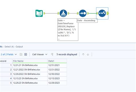 Solved Extracting Date And Sort Correctly Alteryx Community