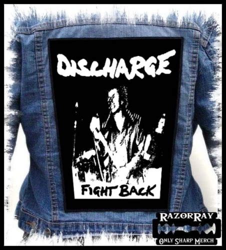 Discharge Fight Back Backpatch Back Patch