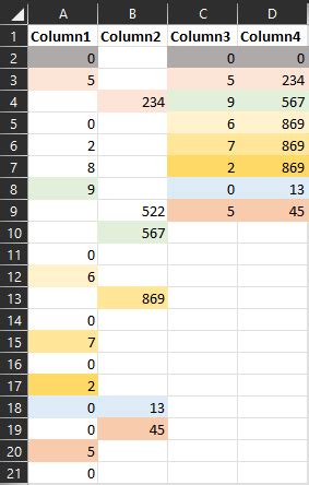 Excel Vba Build A Two Column Array By Looping Through One Array With A Specific Criteria And