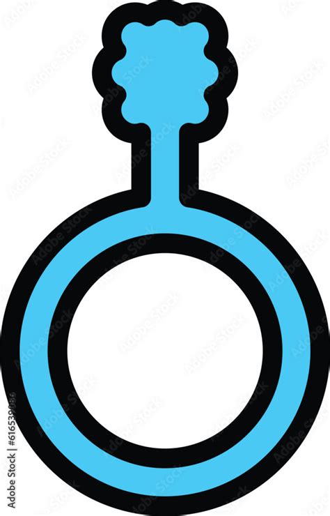 Gender Identity Dna Icon Outline Gender Identity Dna Vector Icon For