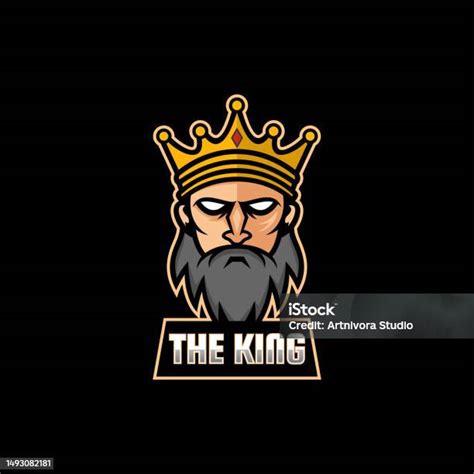 벡터 일러스트레이션 킹 E스포츠와 스포츠 스타일 E스포츠에 대한 스톡 벡터 아트 및 기타 이미지 E스포츠 게이머 경기 스포츠 Istock