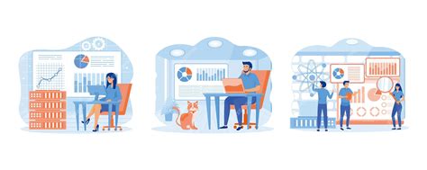 Premium Vector Analysis And Data Science Concept Online Data Storage