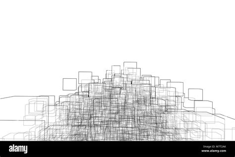 Vector Abstract Boxes Background Stock Vector Image And Art Alamy