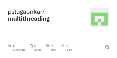 GitHub Pstugaonkar Multithreading