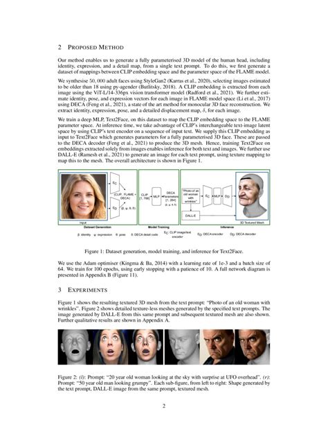 Text2face A Multi Modal 3d Face Model Deepai