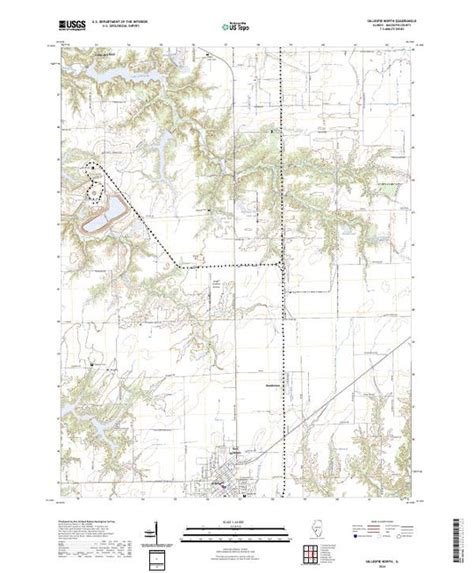 Us Topo 75 Minute Map For Gillespie North Il American Map Store